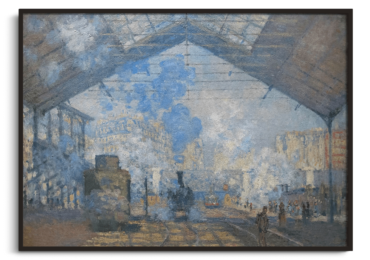 Claude Monet Impressionism Train Station
